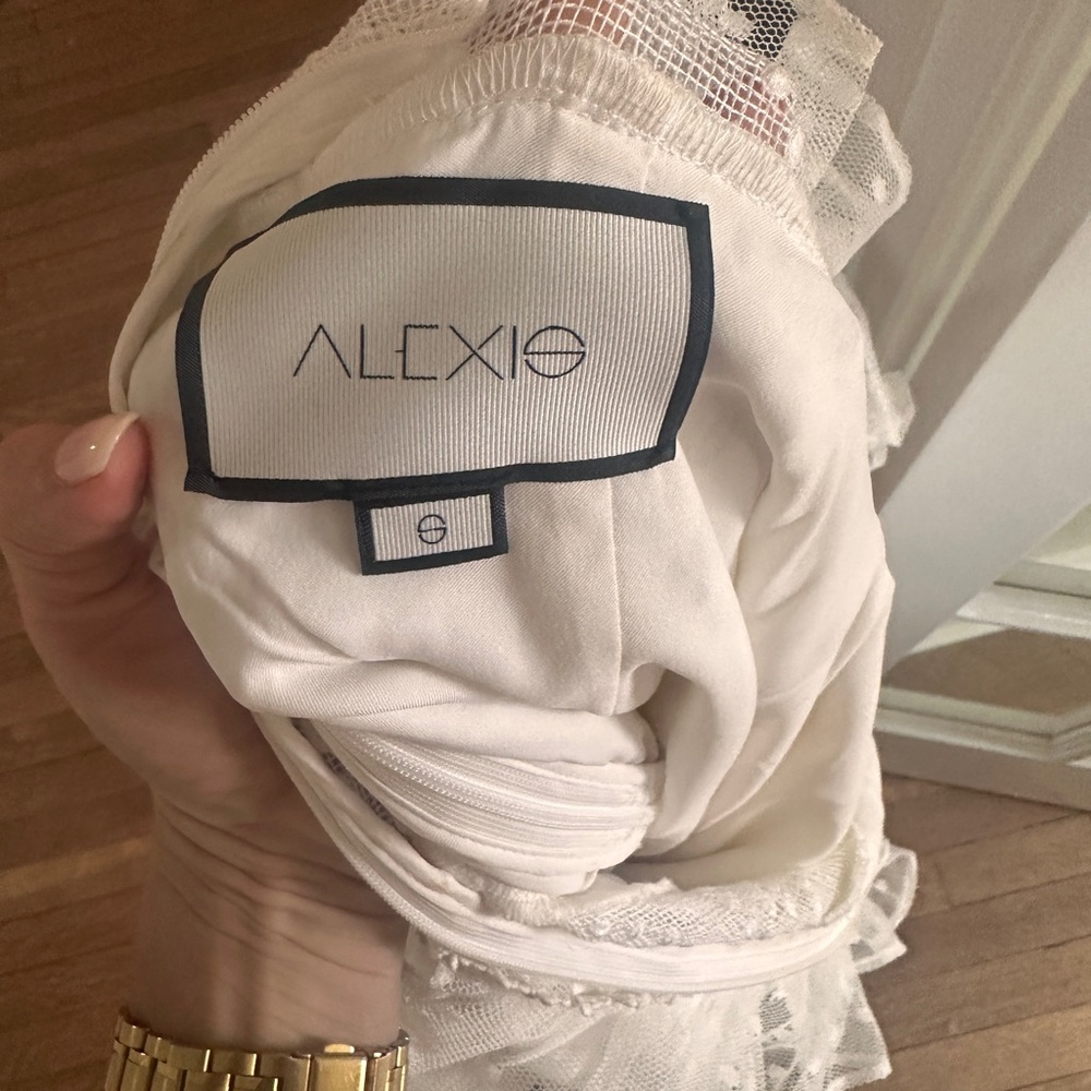 Alexis White Sheer Dress - Gem